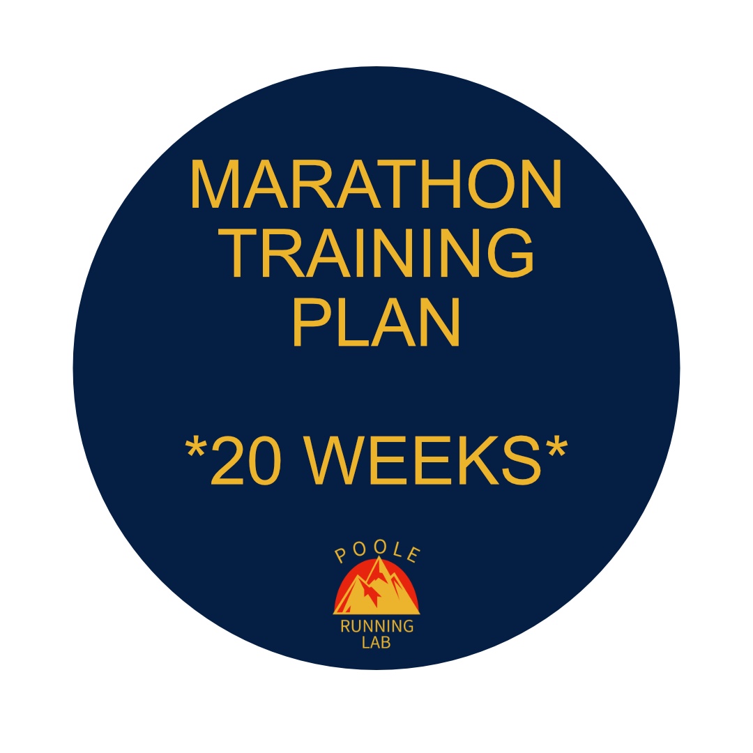 20 Week Custom Marathon Training Plan – Poole Running Lab